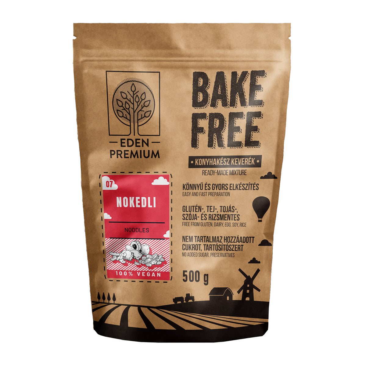 Bake Free Nokedli Lisztkever k 500g B2B Naturtrade Eden Premium Bake Free Nokedli Lisztkever k 500g B2B Naturtrade Eden Premium